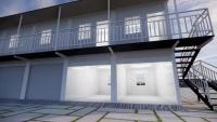 China Foldable Container House for Store Hotel Engineering Hospital Farmhouse Design Style for sale