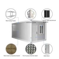 China Quick Installation Prefab Container House With MGO Board Floor for sale