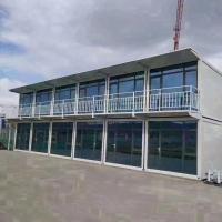 China MGO Board Floor 20ft 40ft Prefab Folding Container Homes Folding Flat Pack Container House for sale