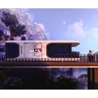 China Custom Outdoor Pod Space Capsule with Rock Wool Sandwich Panel Wall from Professional for sale