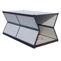 China Farmhouse Design Style Modular Folding Container House built with Sandwich Panel Wall for sale