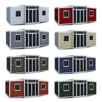 China Top- Container Houses for Camping Accommodation End Double Wing Expansion Folding for sale