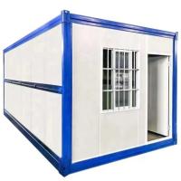 China Weather-Resistant Z Type Flat Pack Folding Container House for Harsh Environments for sale