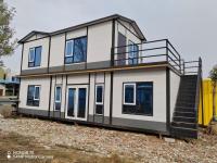 China Wind Proof Quick Assembly Light Steel Frame Portable Detached Prefab Container House for sale