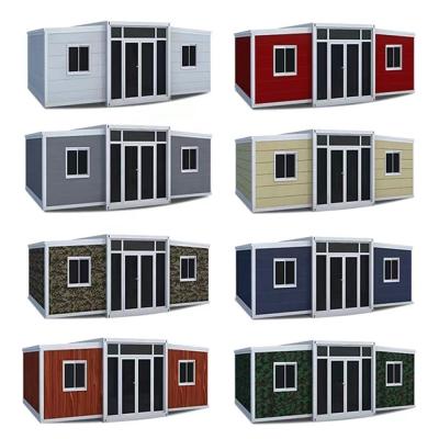 China Fast Moving House With Double Wing Expansion Folding Container Room for sale