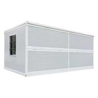 China Convenient 5950 mm Folding Container Homes Prefabricated House Office Flat Pack House for sale