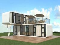China Apple Cottage Modern Design Container House for Your Garden Living Adaptability for sale