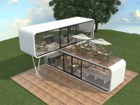 China Combination Style And Comfort Prefabricated Bungalow Apple Cabin House for sale