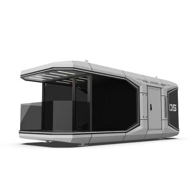China Experience Luxury In A Capsule House With A Broader View Wall Rock Wool Sandwich Panel for sale