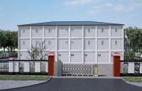 China Sandwich Panel Wall Z Type Flat Pack Folding Container House Prefabricated Farmhouse for sale