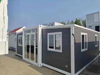 China EPS Sandwich Panels Roof Luxury Style 3 Bedrooms Collapsible Expanding Container Home for sale