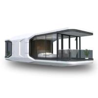 China Contemporary Design Style Glass Cottage for Couples Holiday in Outdoor Relaxation for sale