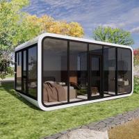 China Composite Wood Floor Modern 20ft Modular Apple House Cabin with Eco-Friendly Materials for sale