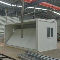 China Foldable Container Prefab Tiny Homes Site Office Convenient 20ft 40ft Installation for sale