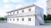 China Foldable Container Prefab Tiny Homes Site Office Convenient 20ft 40ft Installation for sale