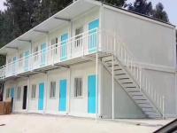 China Foldable Container Prefab Tiny Homes Site Office Convenient 20ft 40ft Installation for sale