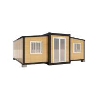 China 3 Bedrooms Luxury Collapsible Expanding Container Home House 20ft x 40ft MGO Board Floor for sale
