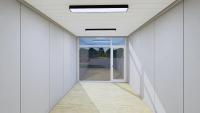 China Wind Proof Prefab Z-type Folding Container House with Q235/Q345 Light Steel Frame for sale