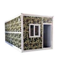 China Contemporary Design Flat Pack Folding Container Prefab House for Construction Site for sale