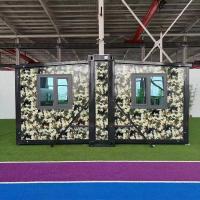 China 20ft Prefabricated Foldable Portable House for Offices and Homes EPS Sandwich Panel Roof for sale