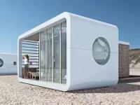 China Upgrade Your Campsite with Capsule House Luxury Modern Prefab Homes The Perfect Choice for sale