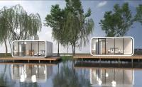 China Upgrade Your Campsite with Capsule House Luxury Modern Prefab Homes The Perfect Choice for sale