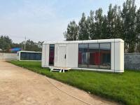 China Wall of Rock Wool Sandwich Panel Outdoor Glass Bright Cottage for Romantic Holiday for sale
