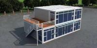China Folding Container Home Prefab Container Office House Design Style Farmhouse for sale
