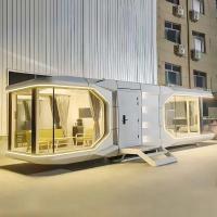 China Customized Outdoor Glass Bright Cottage for Couples Holiday in Contemporary Design Style for sale