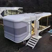 China Customized Outdoor Glass Bright Cottage for Couples Holiday in Contemporary Design Style for sale