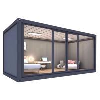 China Contemporary Design Quickly Assemble Detachable Prefab Container For Camp Dormitory for sale