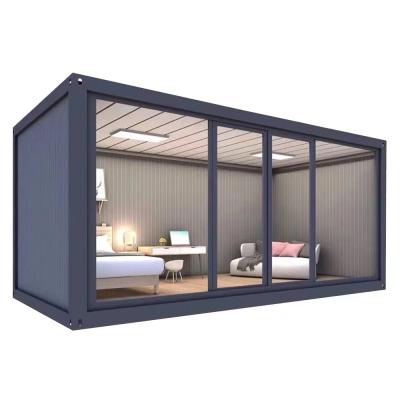 China Contemporary Design Quickly Assemble Detachable Prefab Container For Camp Dormitory for sale