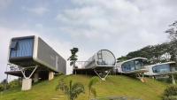 China Contemporary Style Space Capsule House Prefabricated Modular Home for Camping Getaway for sale