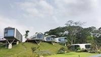 China Contemporary Style Space Capsule House Prefabricated Modular Home for Camping Getaway for sale