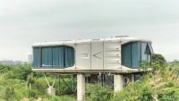 China Contemporary Style Space Capsule House Prefabricated Modular Home for Camping Getaway for sale