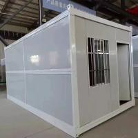 China 5950 Mm Prefabricated House Office Folding Flat Pack Container House for sale