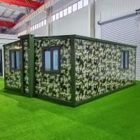 China Prefabricated Luxury Villa House with Moveable Container and EPS Sandwich Panels Roof for sale