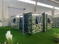 China Luxary Style Double-wing Expansion Box for 20ft and 40ft Office Folding Container Room for sale