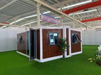 China MGO Board Floor Prefabricated Foldable Office Double-wing Expansion Box with 2 Bedroom for sale
