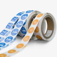 China 13.56MHz RFID Adhesive Label Sticker Best Price 25mm Universal NFC Label for Phone Mini Tag 1k Paper PVC 860-960MHz for Hotels for sale
