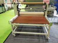 China Film Laminating Machine 6300x1550x1200mm Automatic Rewinding 1.5KW for Floor Board Glass Plastic Sheet for sale