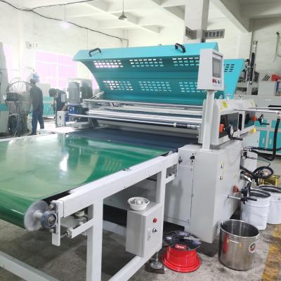 China Roll to Roll Roller Coater for Film Foil Textiles 650 mm Width High Speed Uniform Coating Customizable Roller Count for sale