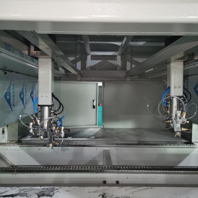 China Automatic Wood Panel Spray Coating Line 2500mm Width 15m/min for Furniture Board Painting for sale