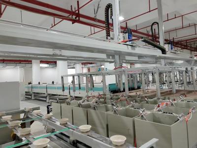 China 24-Station Spin Coating Machine for Food Packaging Bowls with Leakage Prevention | ISO9001 & CE Certified for sale