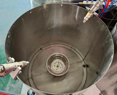 China Bagasse Tableware Single Station Spin Coating Machine 380 mm 1150 RPM for Biodegradable Materials for sale