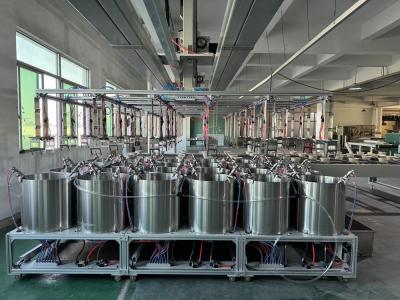 China 24 Station Rotary Coating Line for Internal Coating of Pulp Molding 500 1500 Pieces per Hour for sale