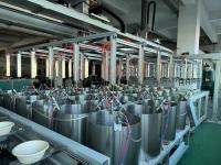 China High-Precision Automatic Spin Coating Line for Uniform Pulp Molded Product Interior Coating for sale