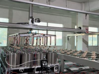 China High-Speed Automatic Rotary Coating Line for Pulp Molded Food Packaging - Precision Internal Barrier Solution for sale