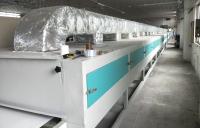 China 28m Natural Gas Industrial Dryer Drying Line 24kW with 4×200,000 kcal/h Burners for Pulp Molding for sale