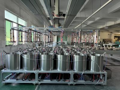 China 24-Station High-Speed Spin Coating Line for Pulp Molded Packaging for sale